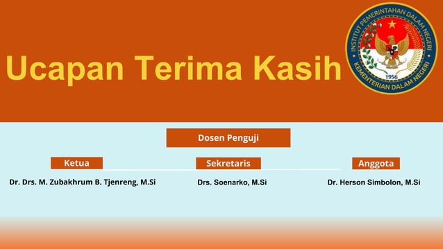 PPT SIDANG UJIAN KOMPREHENSIF KUALITATIF | PPTX