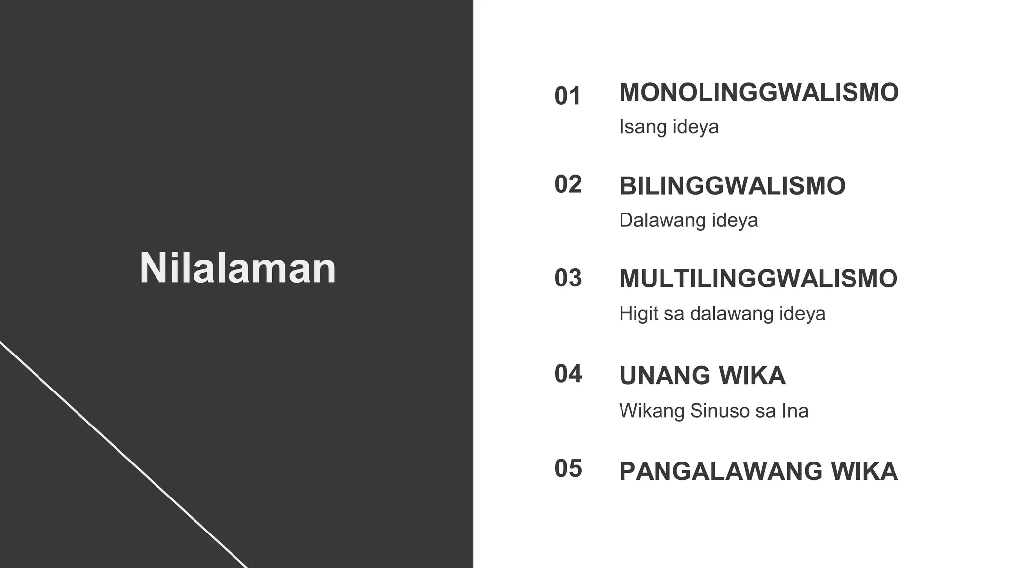 Linggwalismo,Una at Ikalawang Wika.pptx