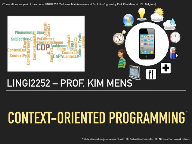 Context Oriented Programming Ppt 0479
