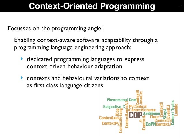 Context Oriented Programming