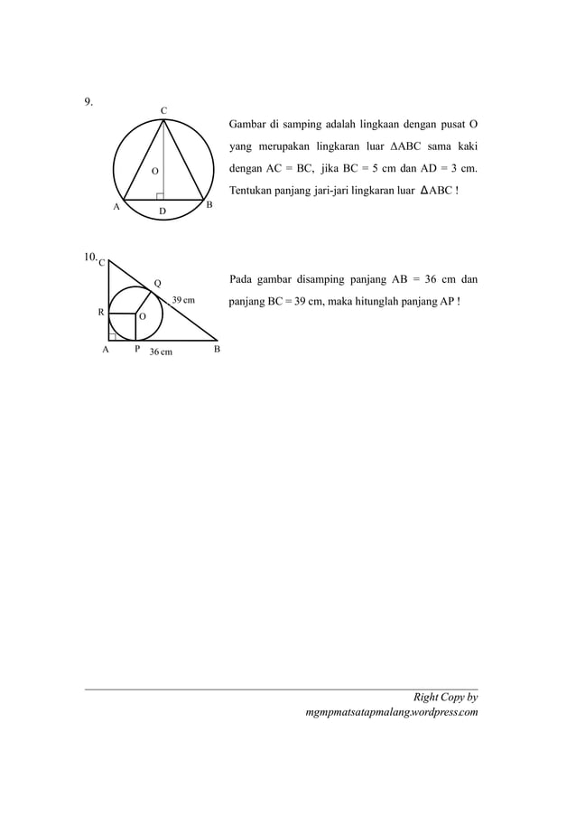Materi Lingkaran kelas8 | PDF
