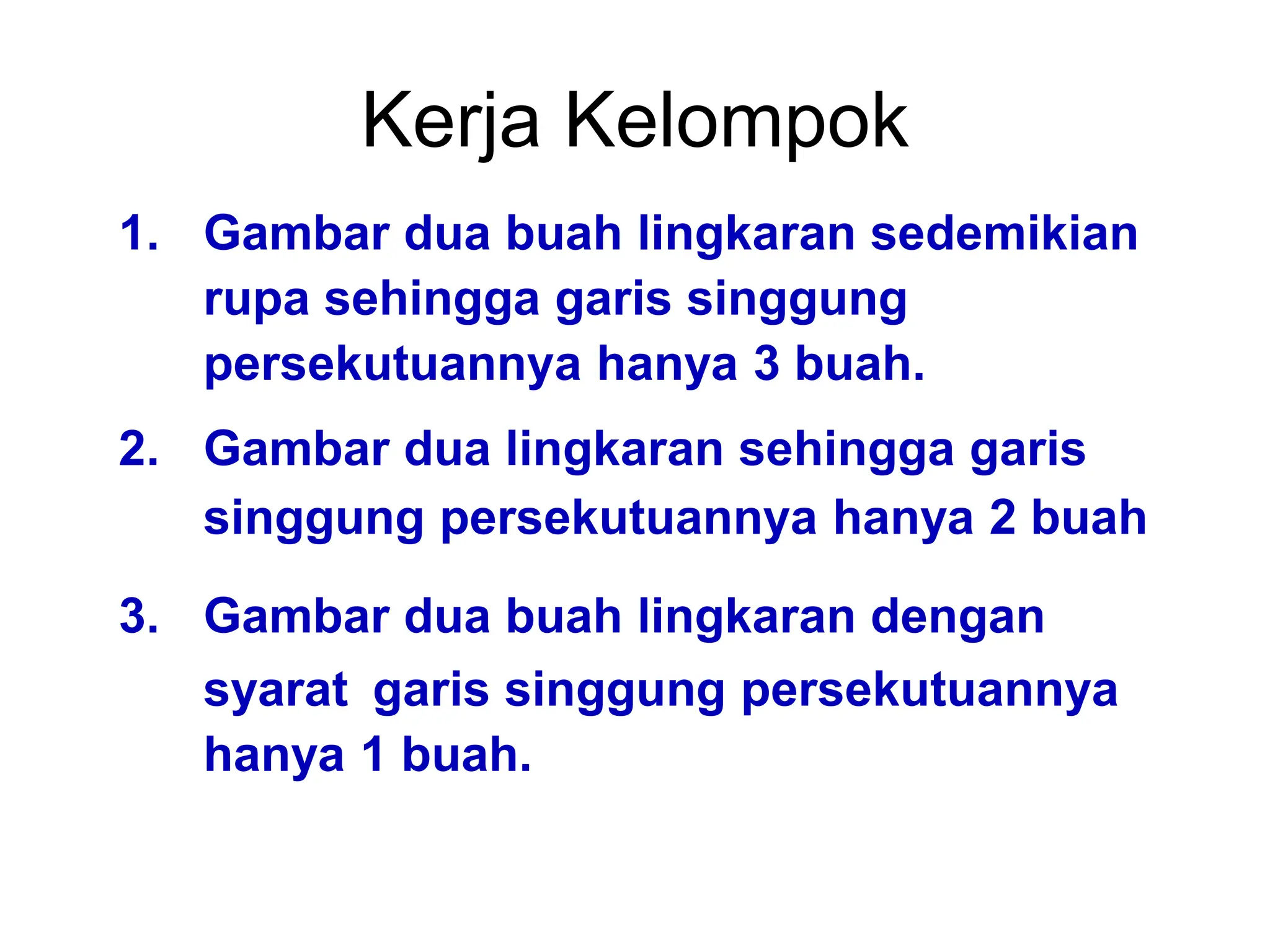 Lingkaran, Garis Singgung dalam luar .ppt