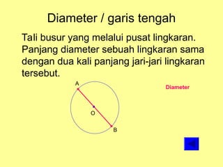 lingkaran panjang b usur dan luas juring.ppt
