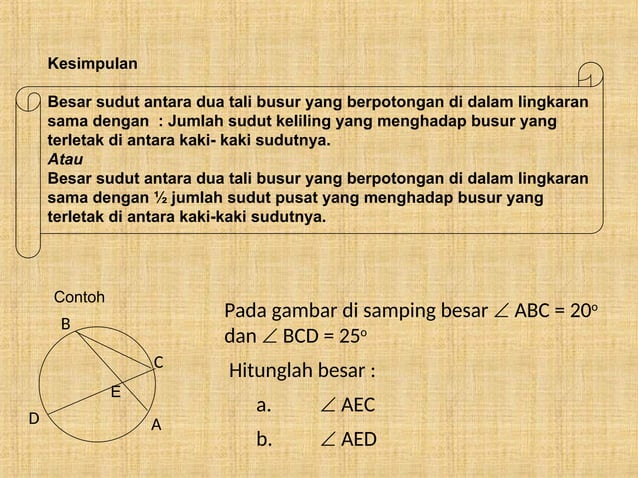 Media pembelajaran PPT Bab 2. Lingkaran kelas XI SMA/MA kurikulum merdeka | PPT