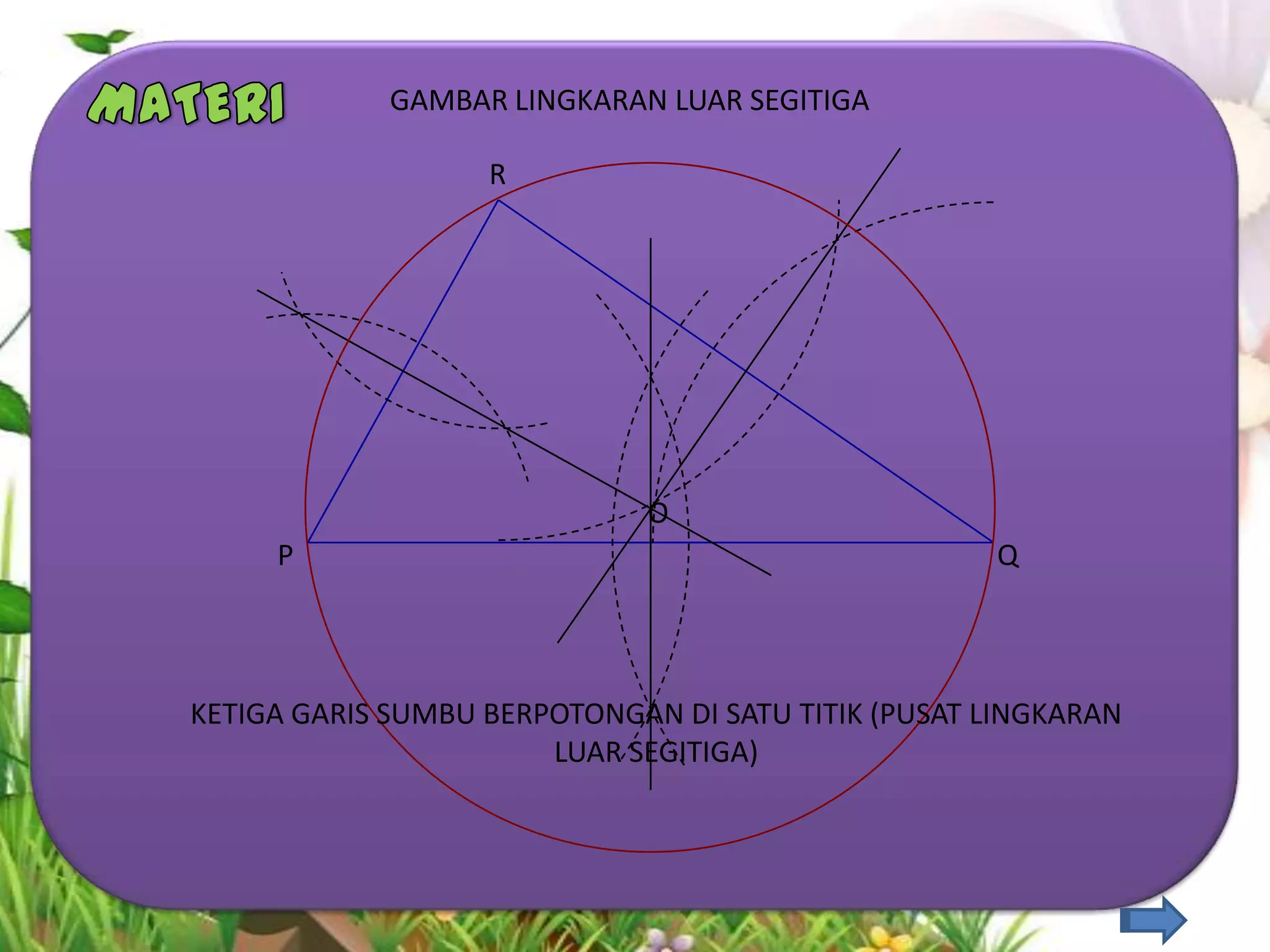Lingkaran dalam dan luar segitiga | PPTX