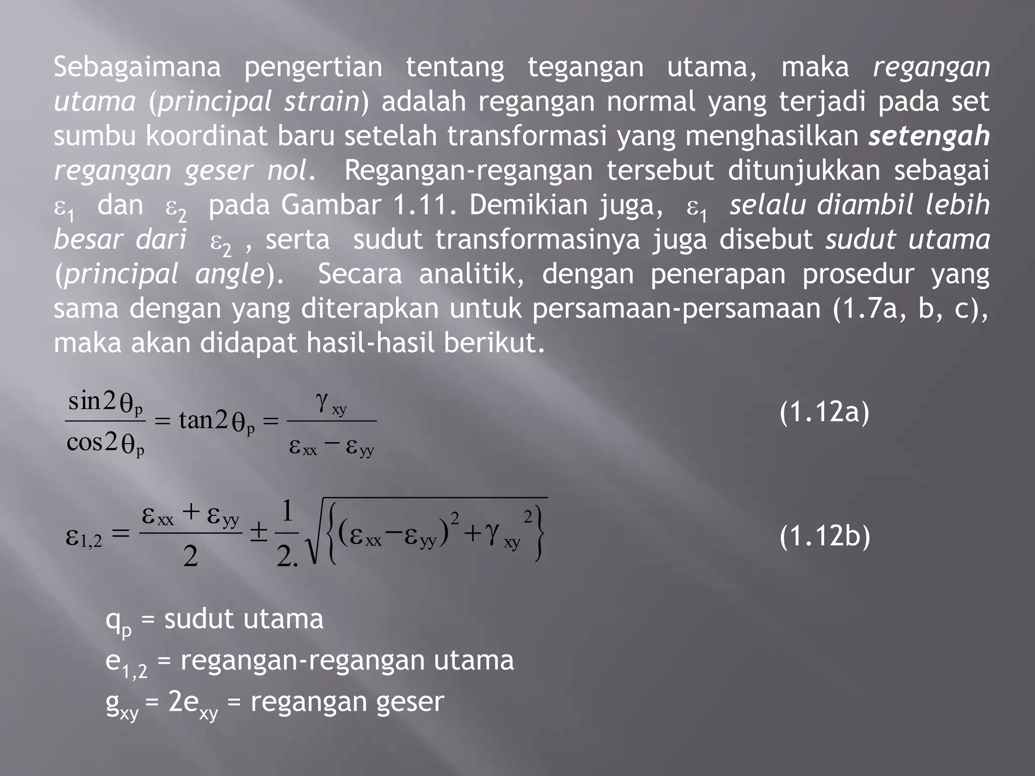 Lingkaran Mohr utk tegangan | PPTX