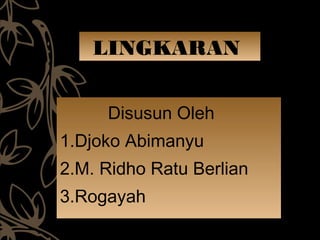 LINGKARAN | PPT