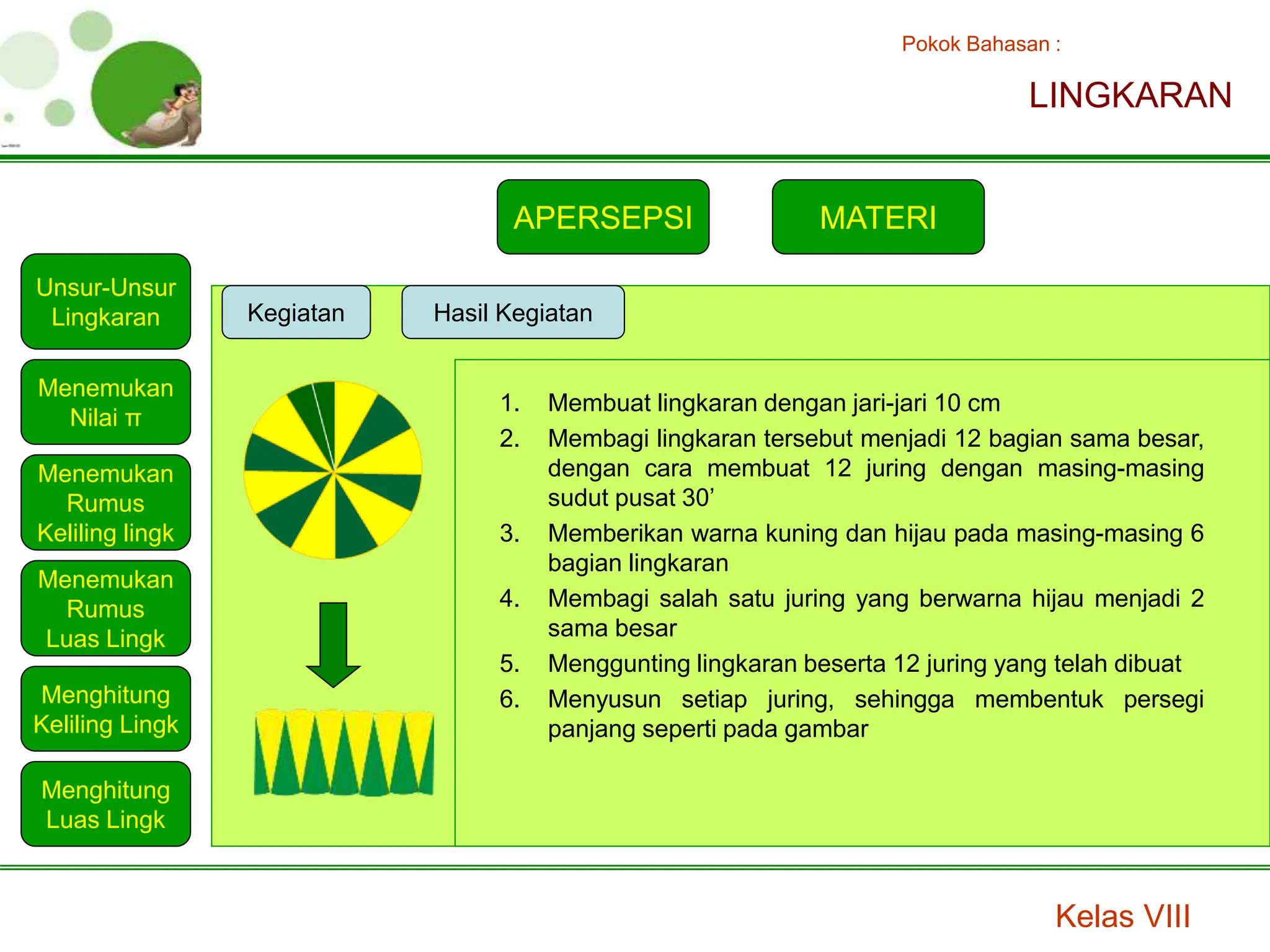 Lingkaran SMP KURIKULUM 2013 Kelas 8.ppt