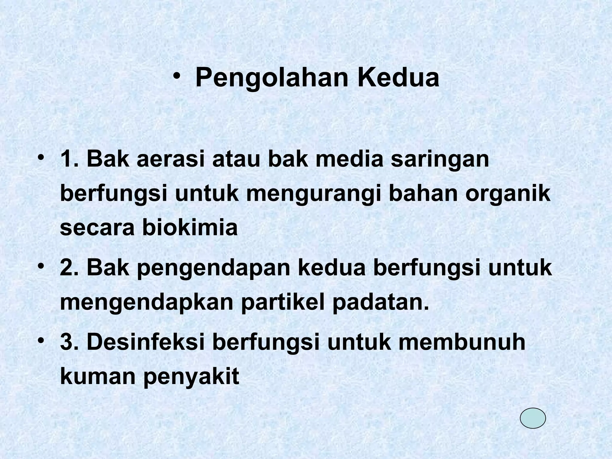 teknologi pemcemaran air | PPT