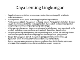 Lingkungan hidup dan pengelolaannya | PPT