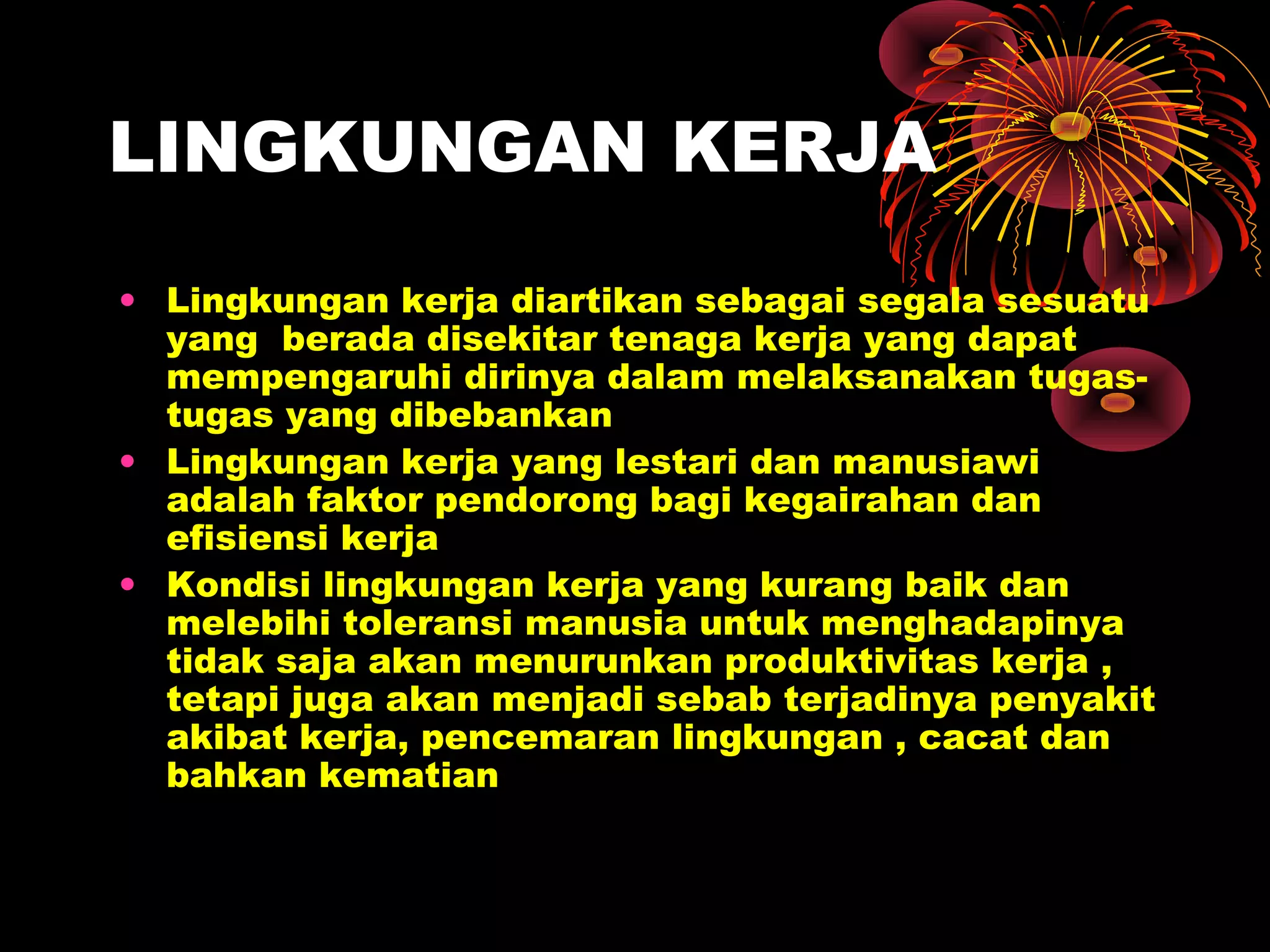 Lingkungan kerja | PPT