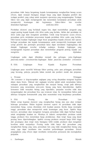Lingkungan yang mempengaruhi kegiatan dunia usaha | DOCX