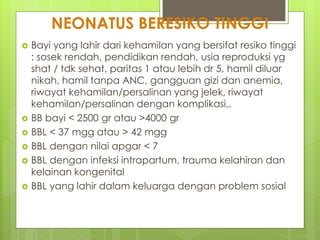Lingkup asuhan neonatus bayi dan balita | PDF