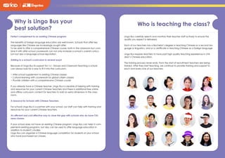 Introduction of Lingo Bus and the next step to learn a language. | PDF
