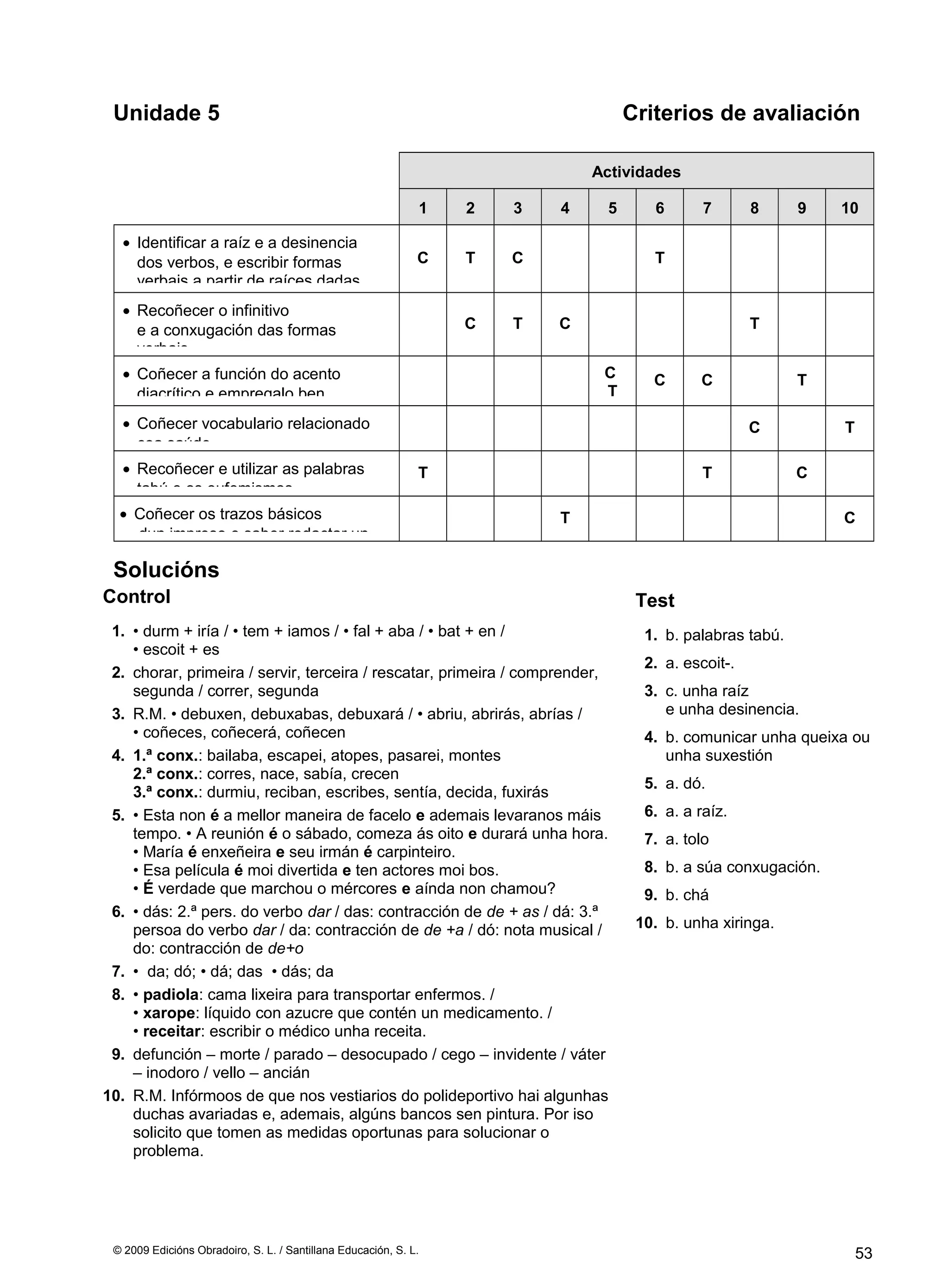 Lingua 6 examenes | DOC