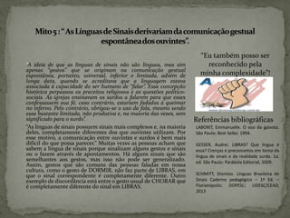 Lingua brasileira de sinais | PPTX