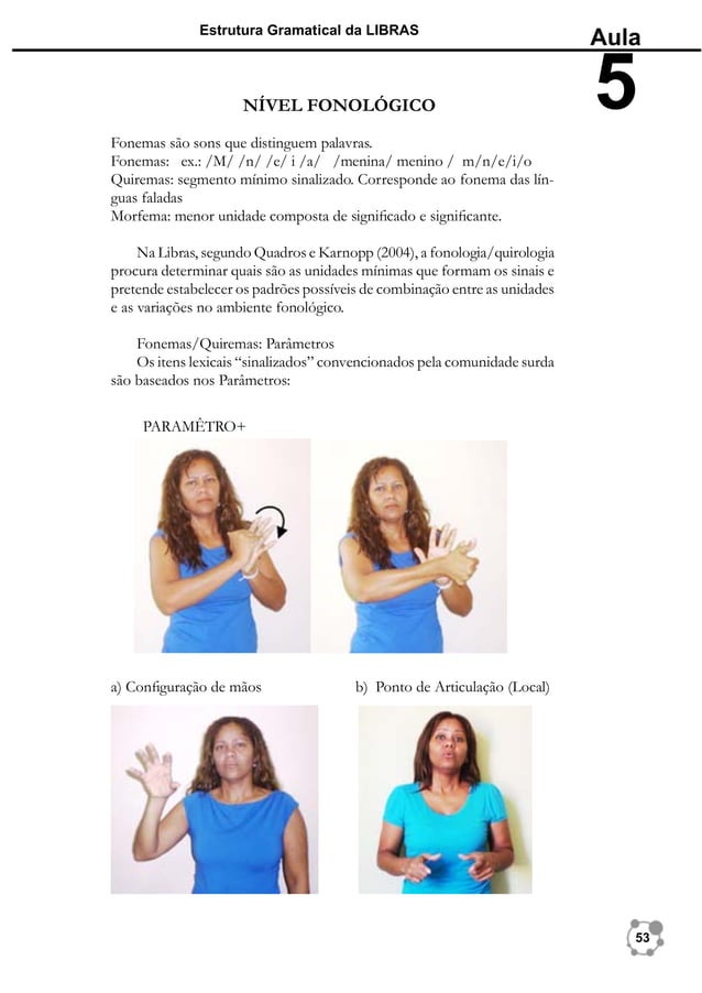 Lingua brasileira de sinais libras aula 5 | PPT