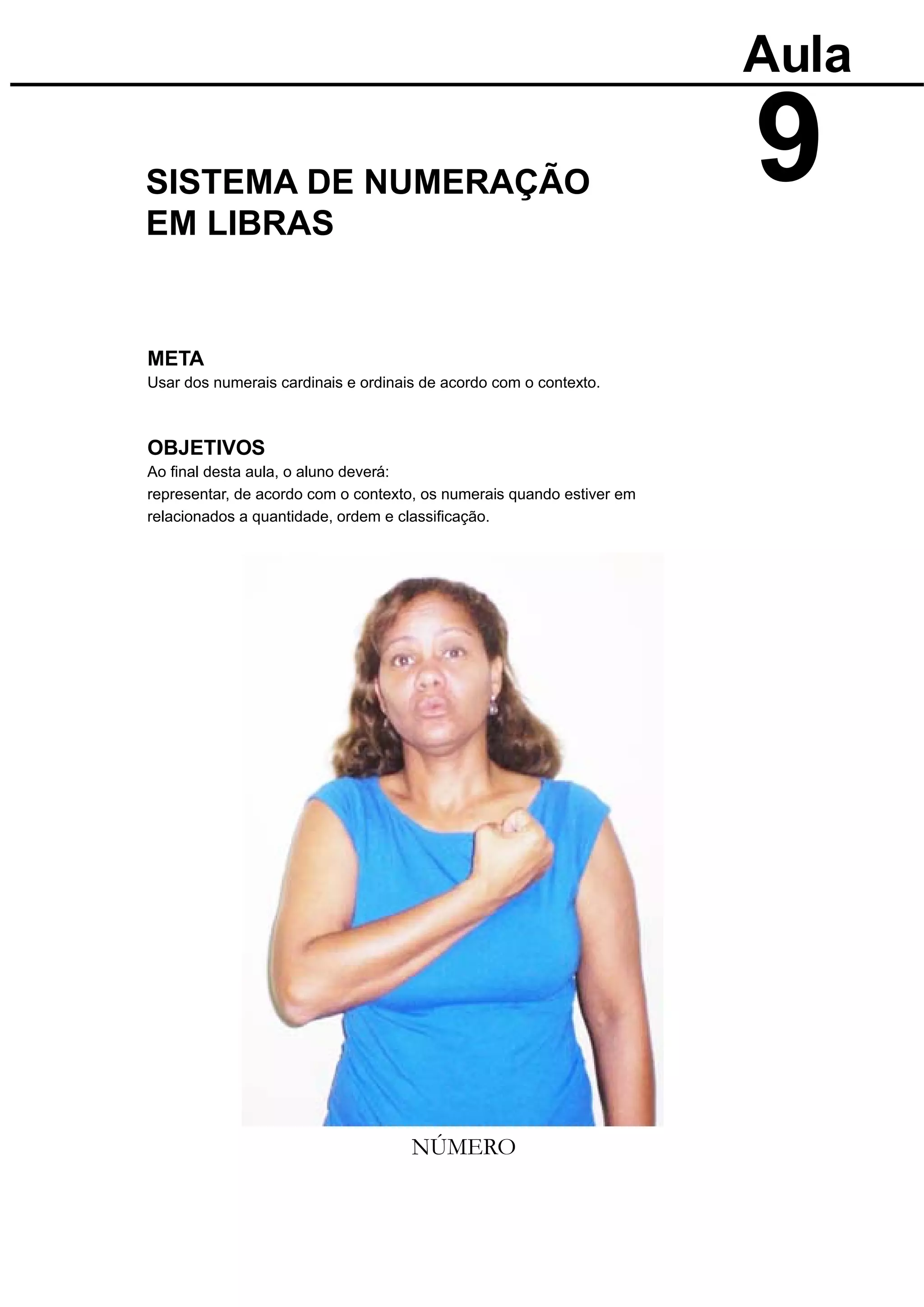 Lingua brasileira de sinais libras aula 9 | PDF