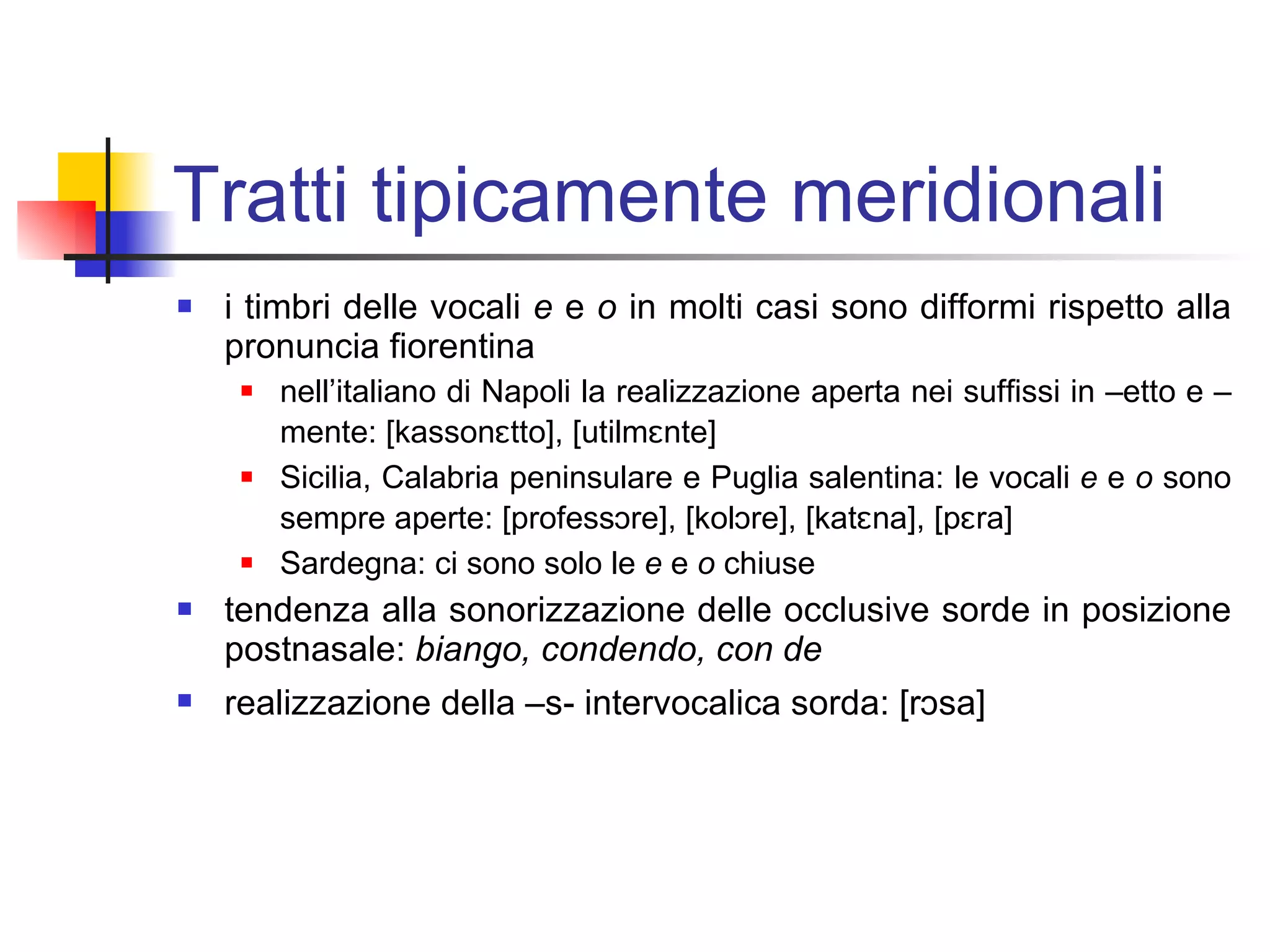 Lingua, dialetti, italiani regionali | PPT