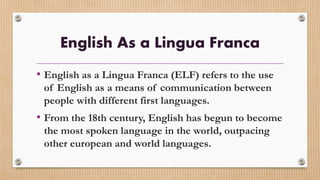 Lingua francas | PPTX