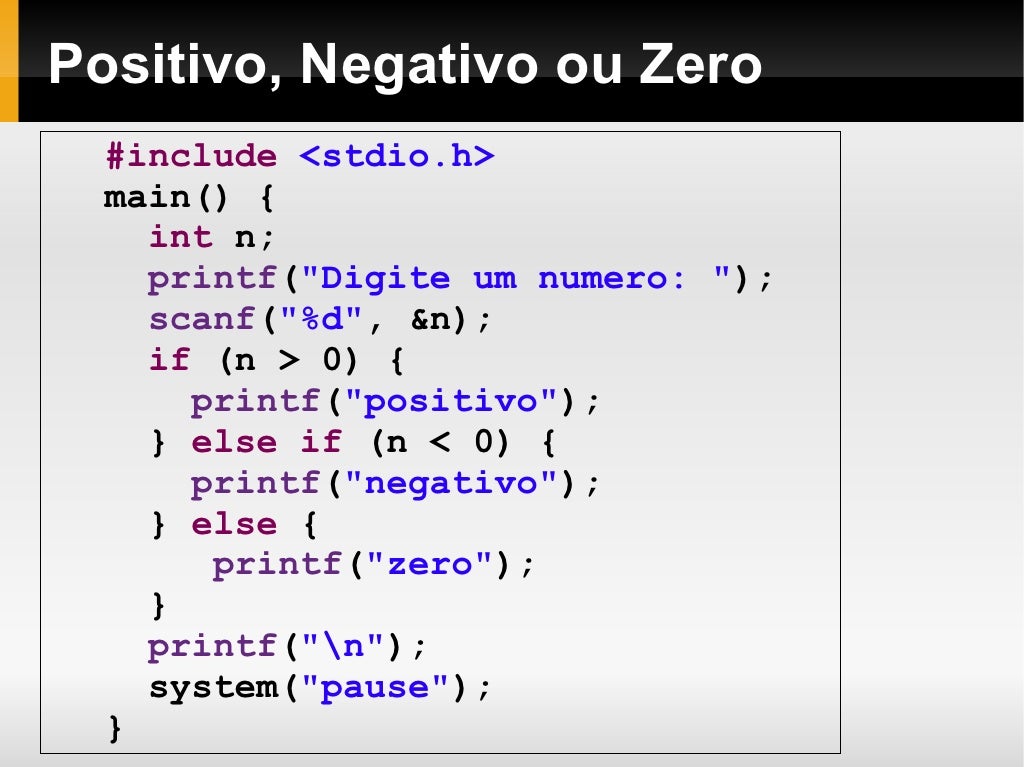 Comandos Da Linguagem C - LIBRAIN