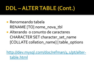 Linguagem sql | PPT