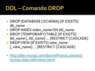 Linguagem sql | PPT