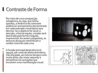 LINGUAGEM VISUAL | CONTRASTE | PPSX