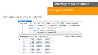 Linguaggio SQL: join tra tabelle | PPTX