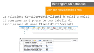 Linguaggio SQL: join tra tabelle | PPTX