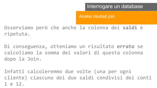 Linguaggio SQL: join tra tabelle | PPTX