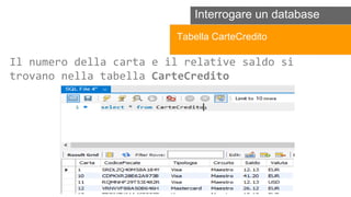 Linguaggio SQL: join tra tabelle | PPTX