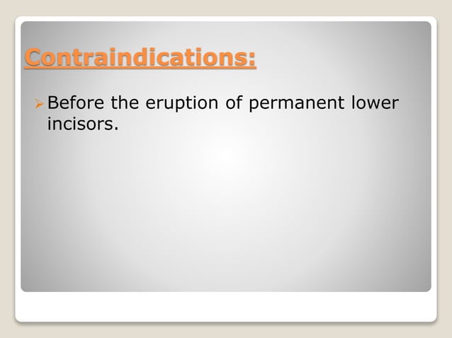 Lingual arch space maintainer | PPTX | Oral care | Personal Care