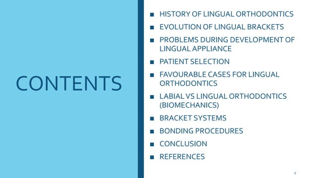 Lingual Orthodontics (Lingual Brackets & Lingual Bonding) | PPTX ...