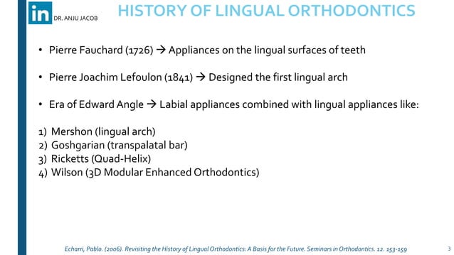 Lingual Orthodontics (Lingual Brackets & Lingual Bonding) | PPTX ...