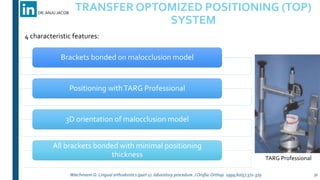 Lingual Orthodontics (Lingual Brackets & Lingual Bonding) | PPTX