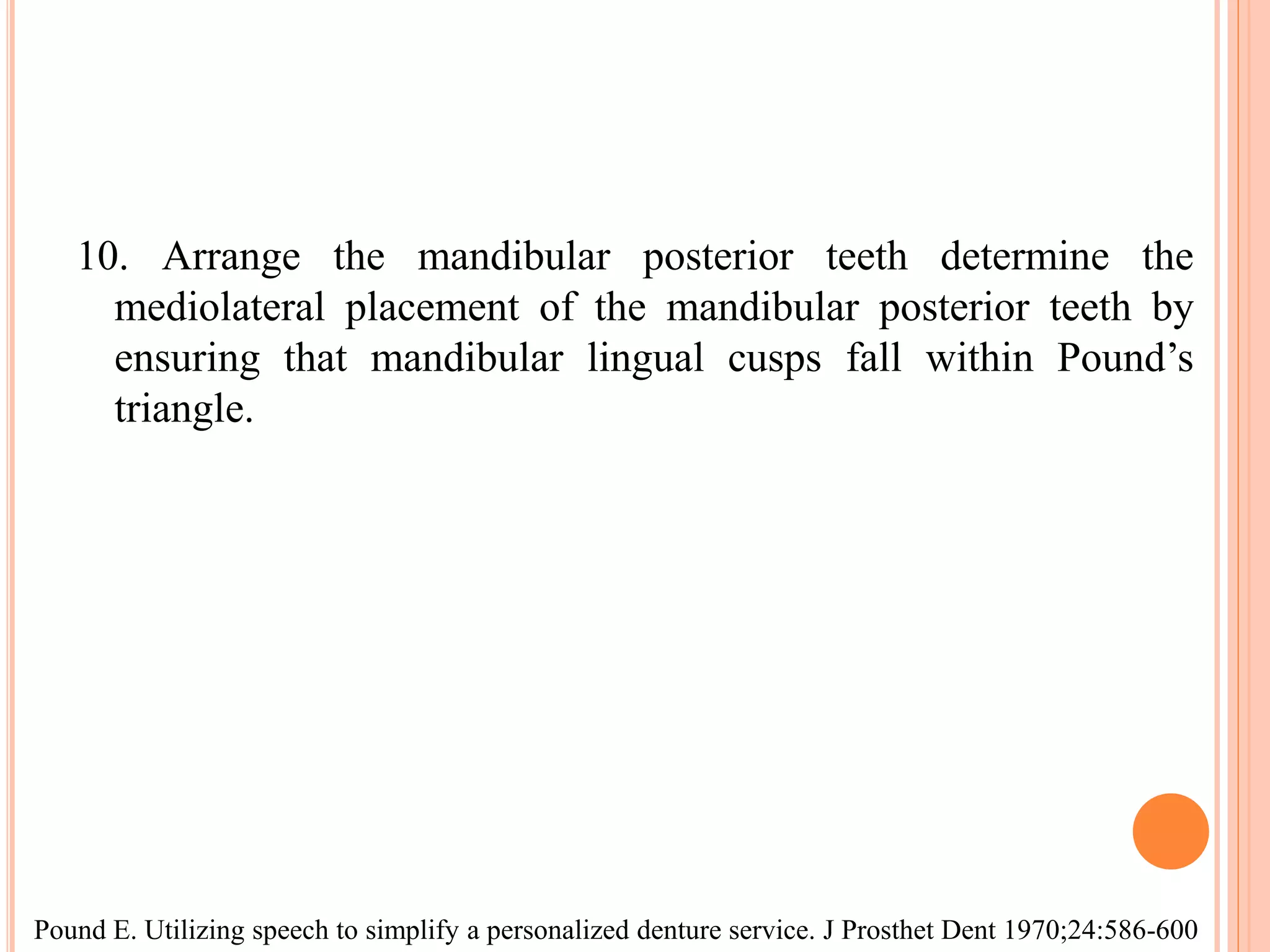 Lingualised occlusion revisited | PPTX