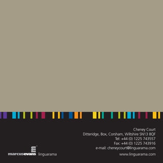 Cheney Court - Linguarama | PDF