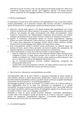 Lingue straniere e dislessia evolutiva, emilia romagna, Dalosio | PDF