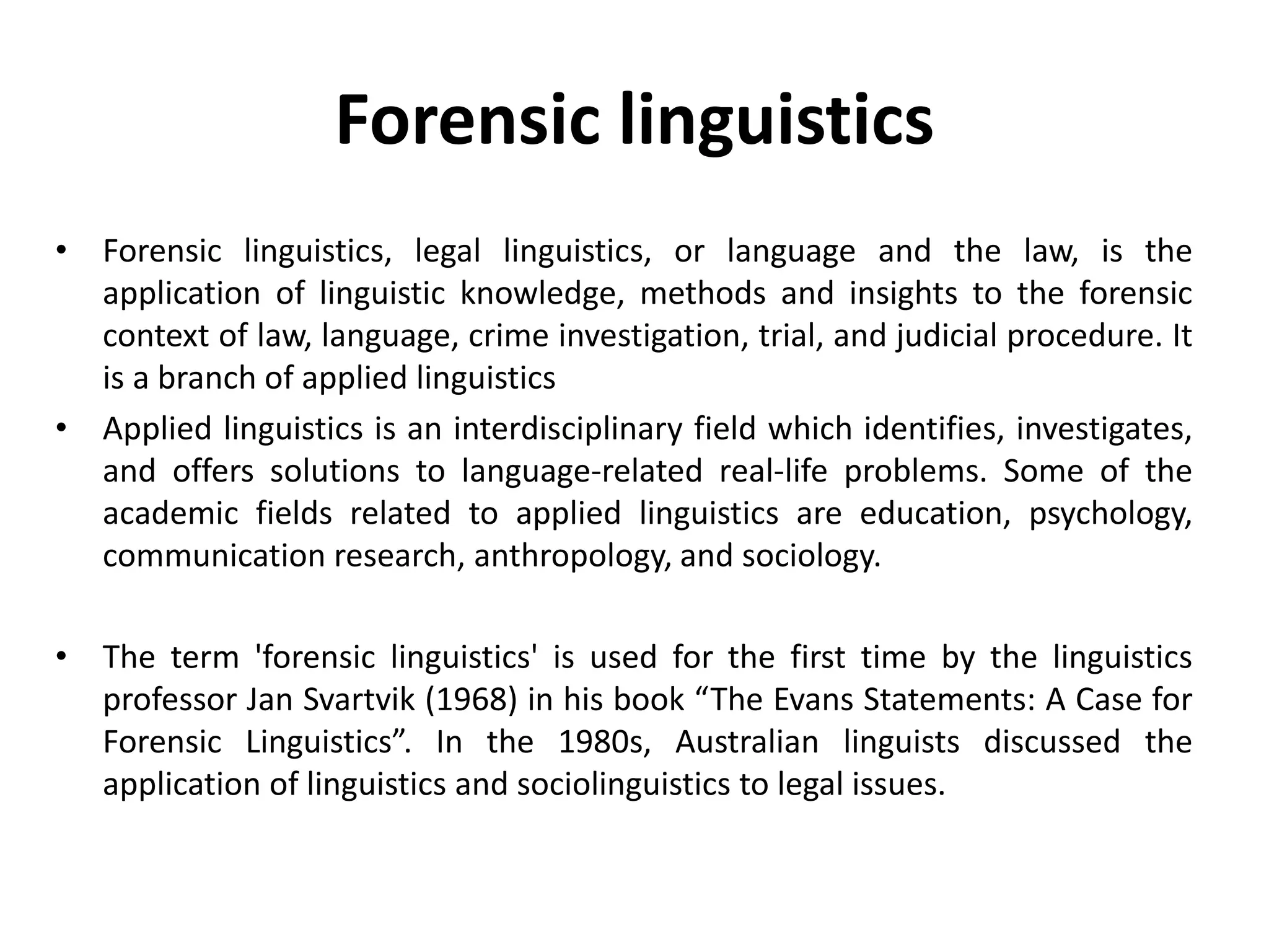 Linguistic | PPTX