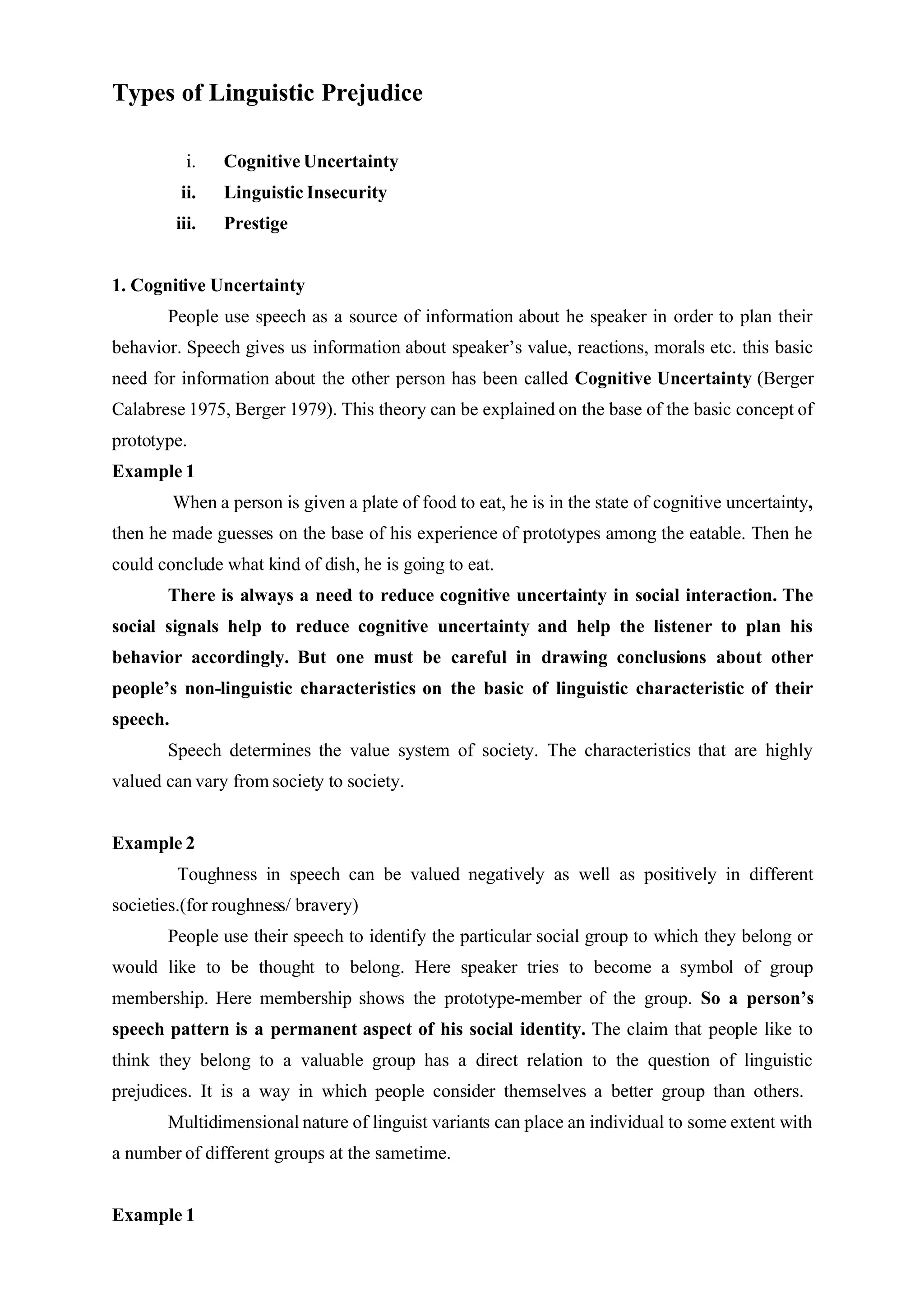 Linguistic And Social Inequality | DOC