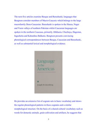 Linguistic fossils by-john-d-bengtson | PDF
