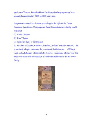 Linguistic fossils by-john-d-bengtson | PDF