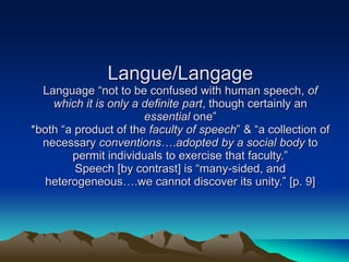 Linguistic Turn E12 M03 | PPT