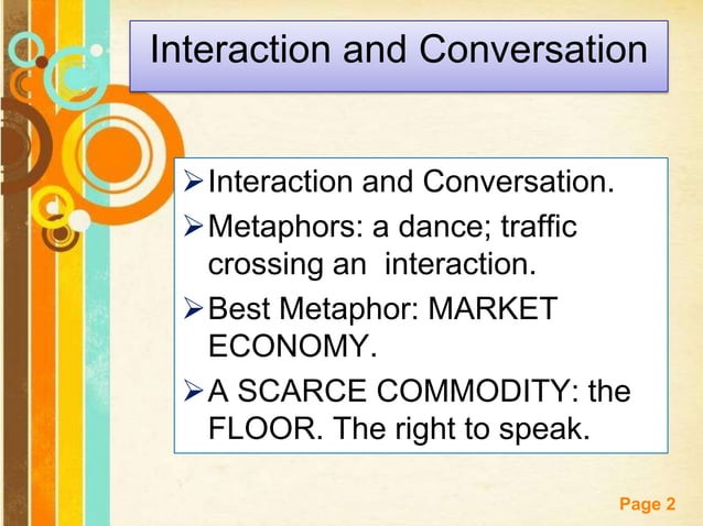 CONVERSATION ANALYSIS-PREFERENCE STRUCTURE | PPTX