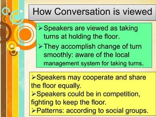 CONVERSATION ANALYSIS-PREFERENCE STRUCTURE | PPTX