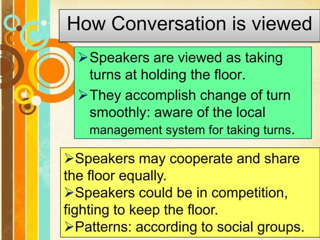 CONVERSATION ANALYSIS-PREFERENCE STRUCTURE | PPTX