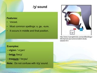 /ʃ/ - /ʒ/ sounds and /x/ - /h/ sounds | PPTX