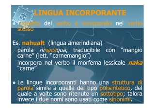Linguistica slide lezionionline | PPT