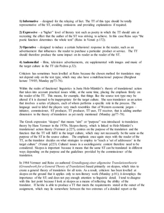 Linguistic approach to translation theory | DOCX